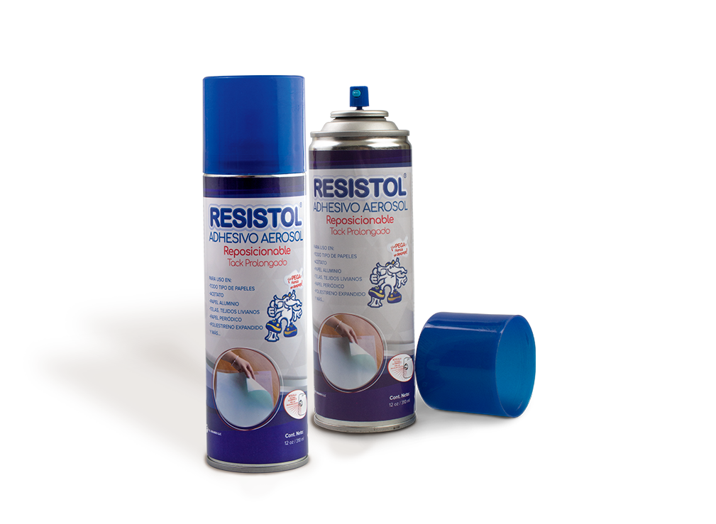 Adhesivo Aerosol Reposicionable – Resistol Ferretero Adhesivo Aerosol Reposicionable – Resistol Ferretero